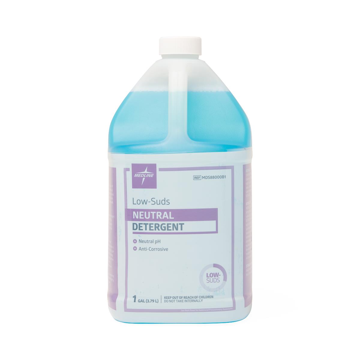 Medline Low Suds Neutral Detergent 1 Gal - Case of 4 | Medical ...