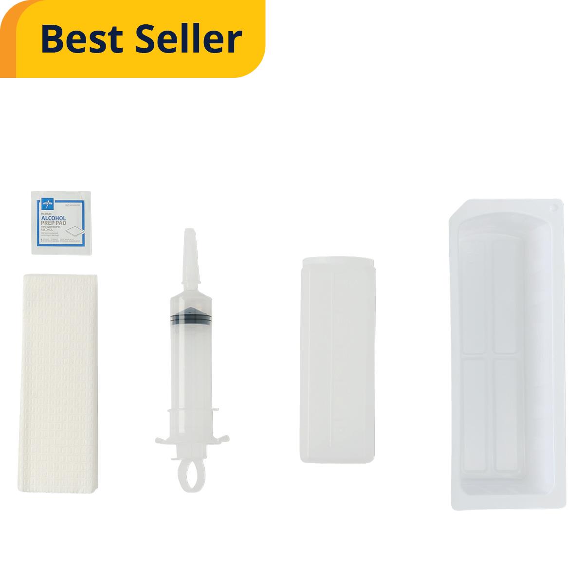 Medline 60cc Sterile Piston Irrigation Syringe - Catheter Tip with ...