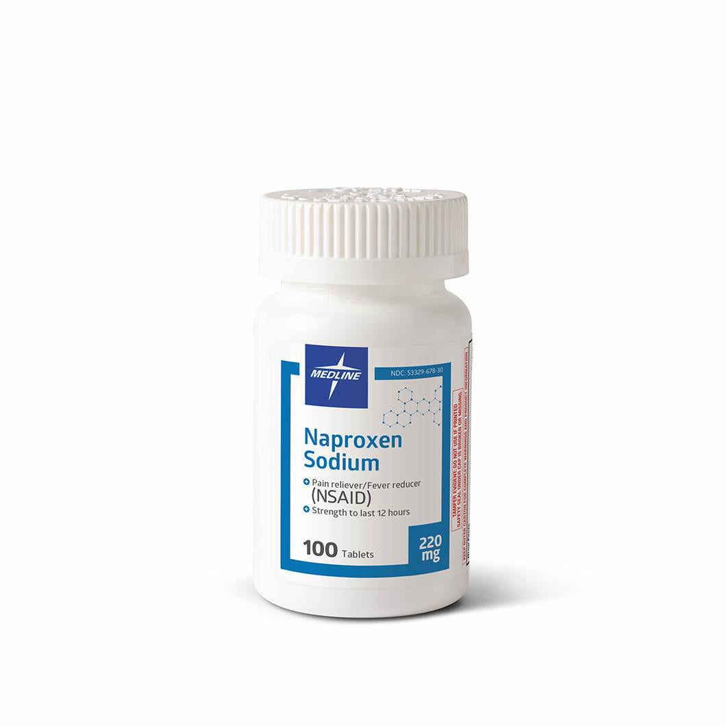 Naproxen Sodium 220mg Tablets - 12-Hour Pain Relief & Anti-Inflammatory ...