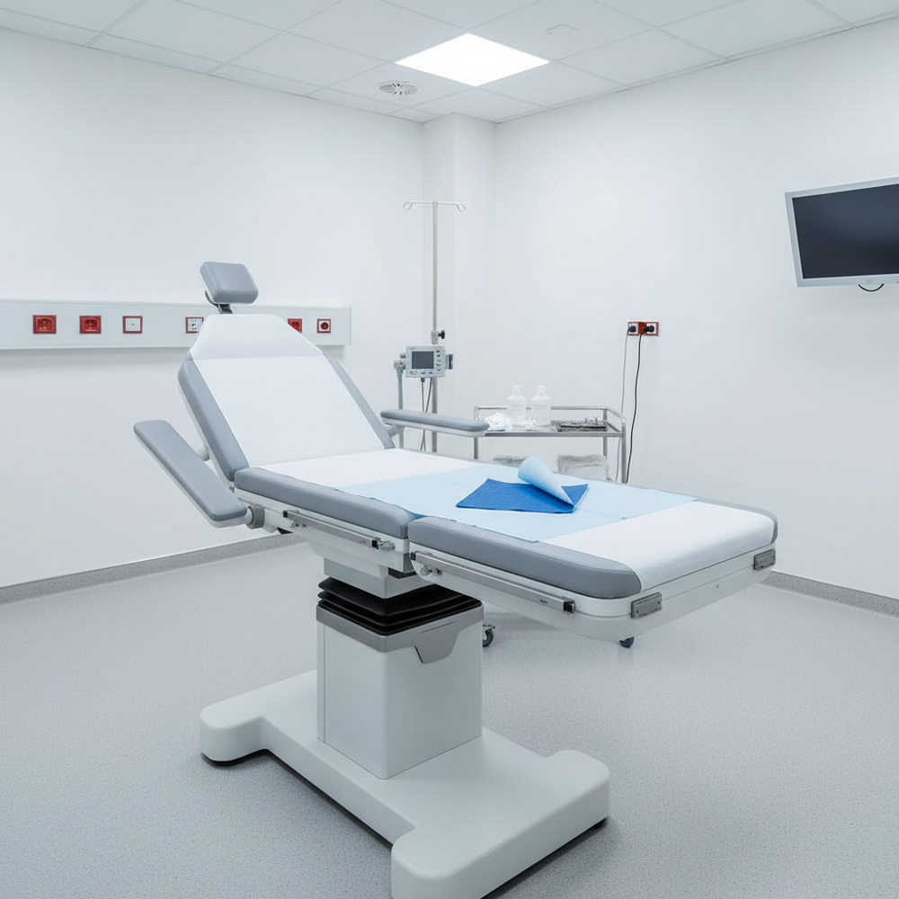 Medline 40"x60" Tissue-Poly Drape Sheet - 2-Ply Absorbent Blue Medical ...