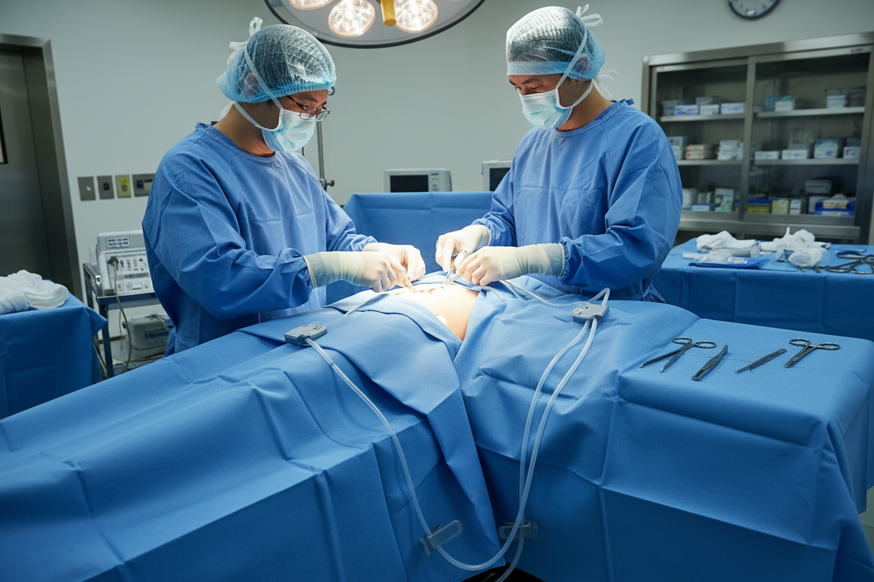 Sterile SMS Sheet Drape 40x70" - 5-Layer Barrier Protection | Medical ...