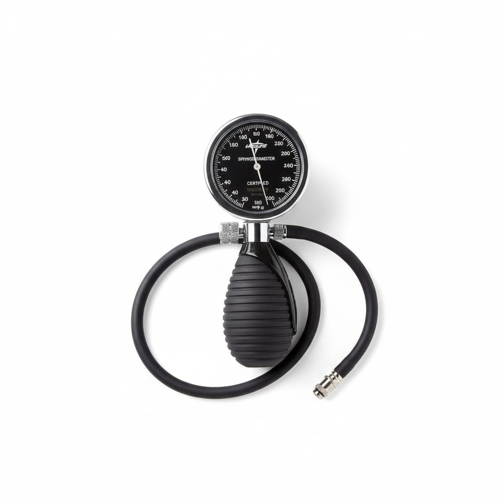 Professional Palm Aneroid Sphygmomanometer with HP Connector | Clinical ...