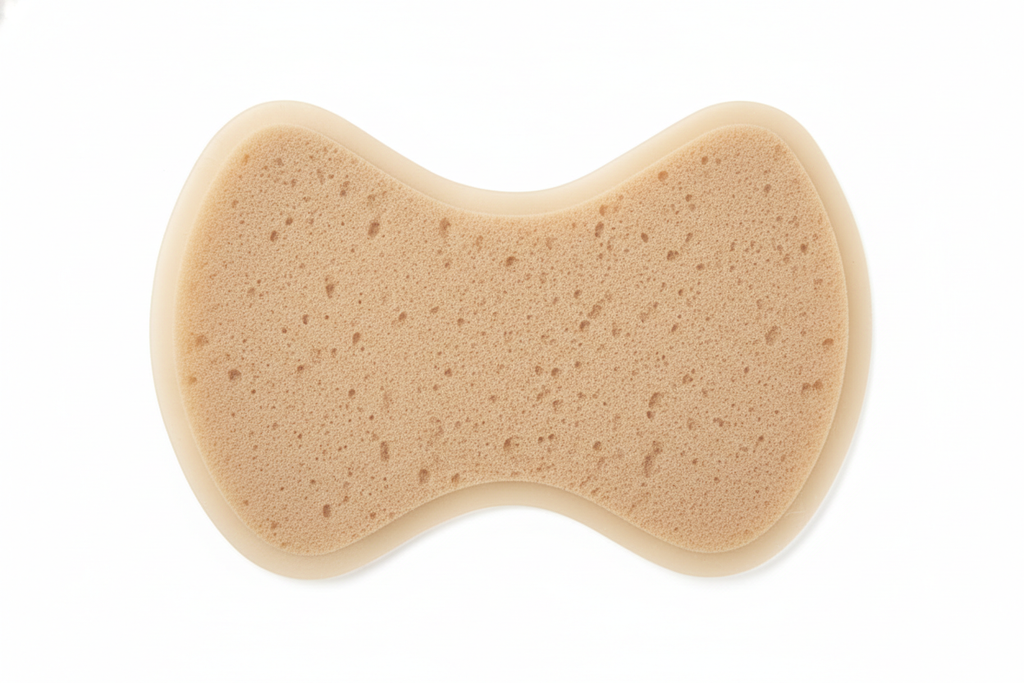 Optifoam Gentle Sacral Silicone Foam Dressing - Medline Waterproof ...